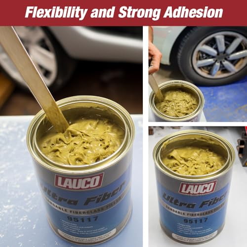 Ultra Fiber Sandable Fiberglass Filler, Bridges Holes, Water Resistant ...