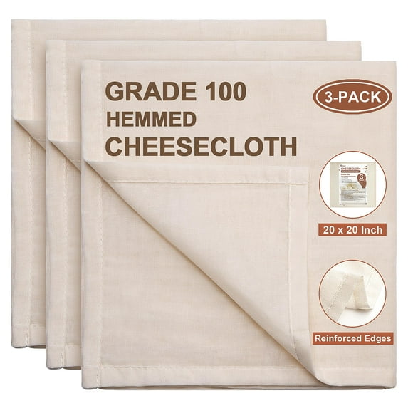 Ultra Fine Cheesecloth, Grade 100 Tight Weave Muslin for Straining ...