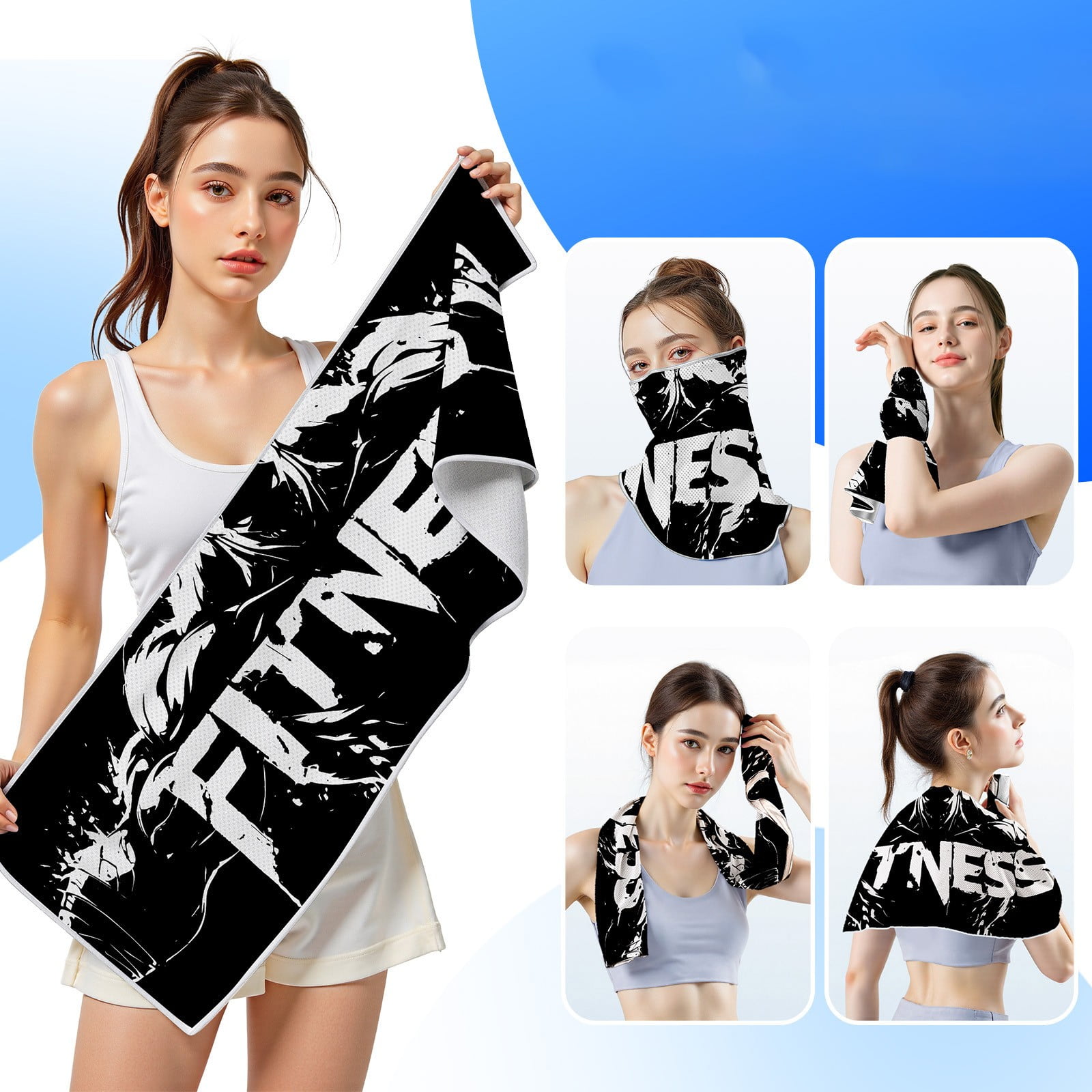 Ultra-Fine Fiber Beach Towel - Double-Sided Quick-Dry Swimming Mat ...