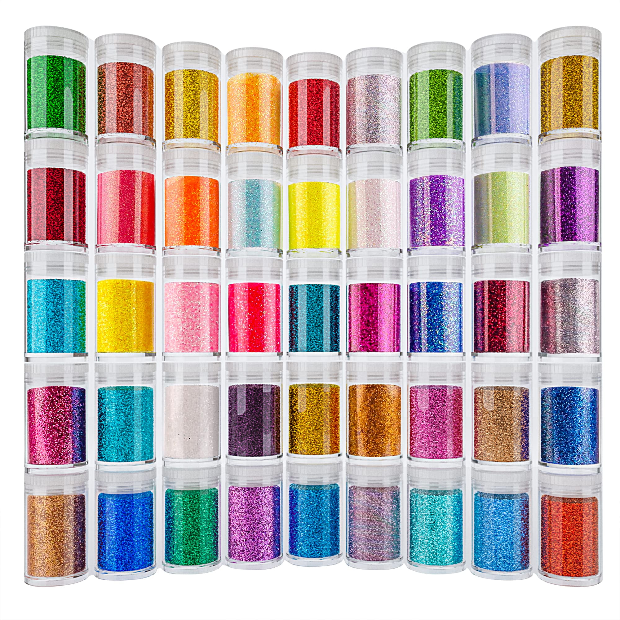 Ultra Fine Glitter 45 Colors Set, Holographic Glitter Powder for ...