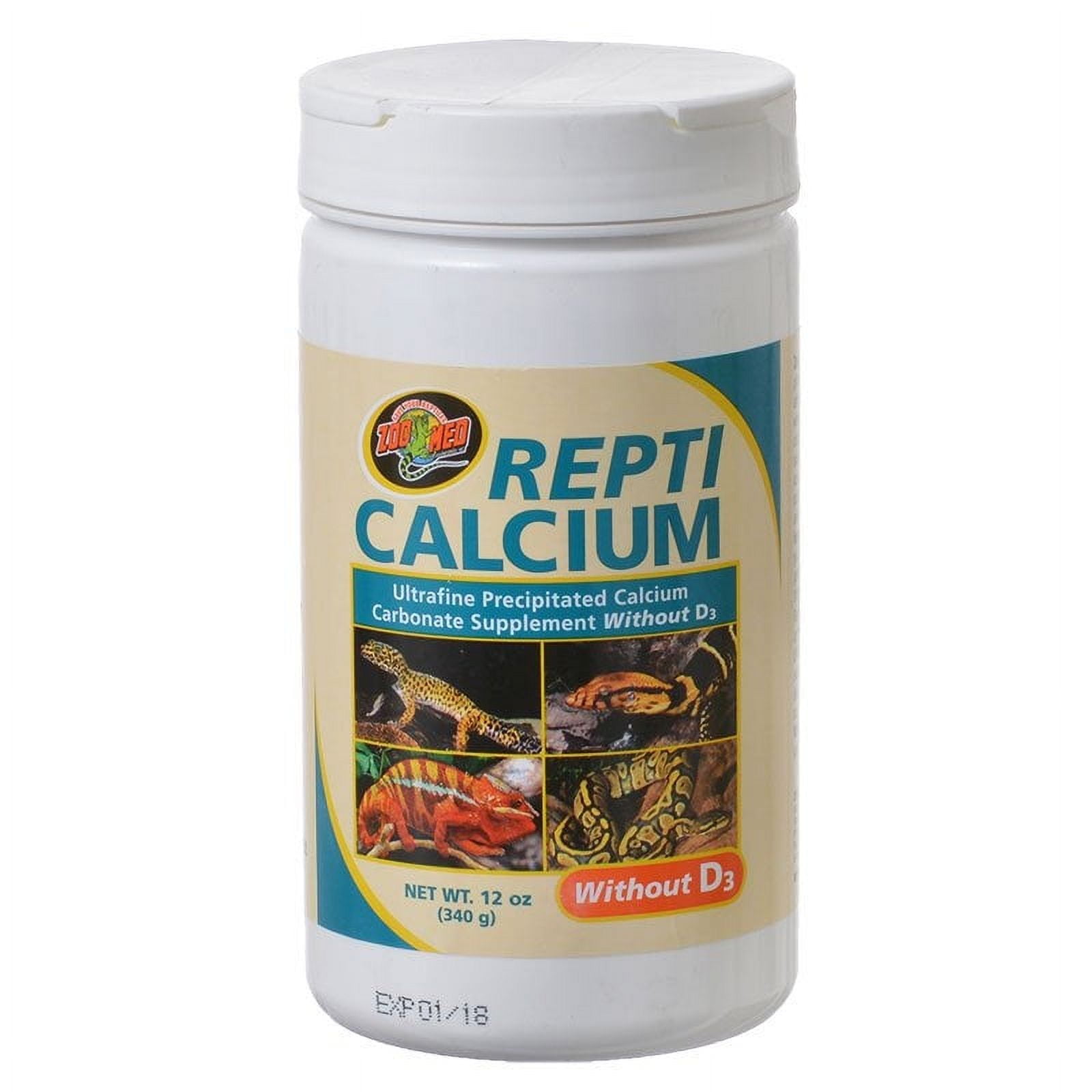 Ultra-Fine Repti Calcium Supplement for Reptiles Amphibians - Walmart.com
