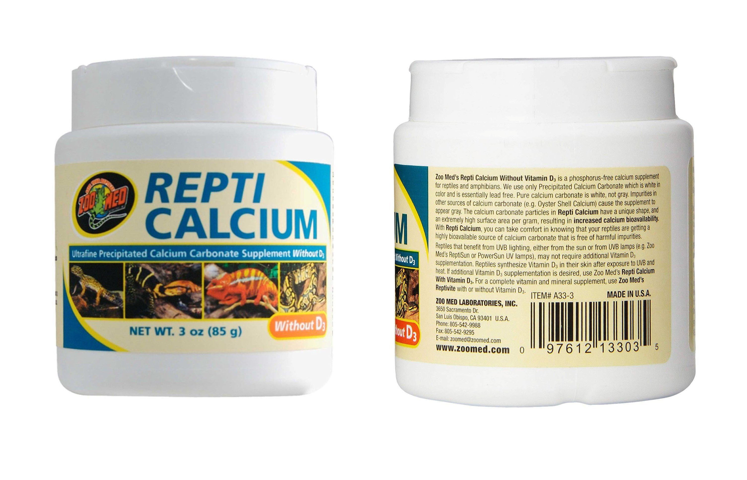 Ultra-Fine Repti Calcium Supplement for Reptiles Amphibians - Walmart.com