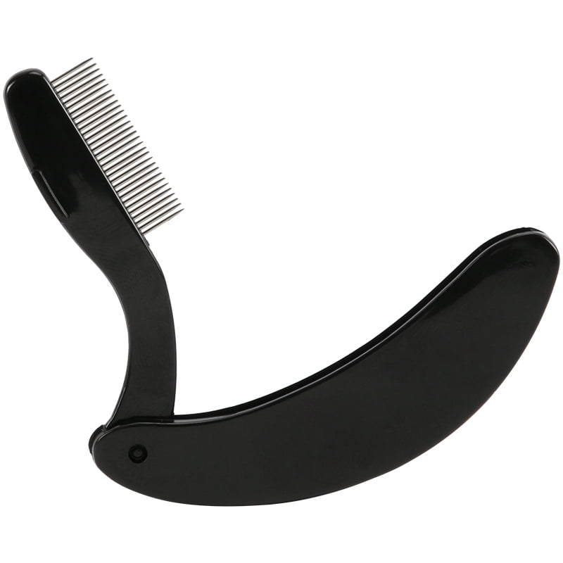 Ultra-Fine Steel Eyelash Comb With Foldable Design For Precise Grooming ...