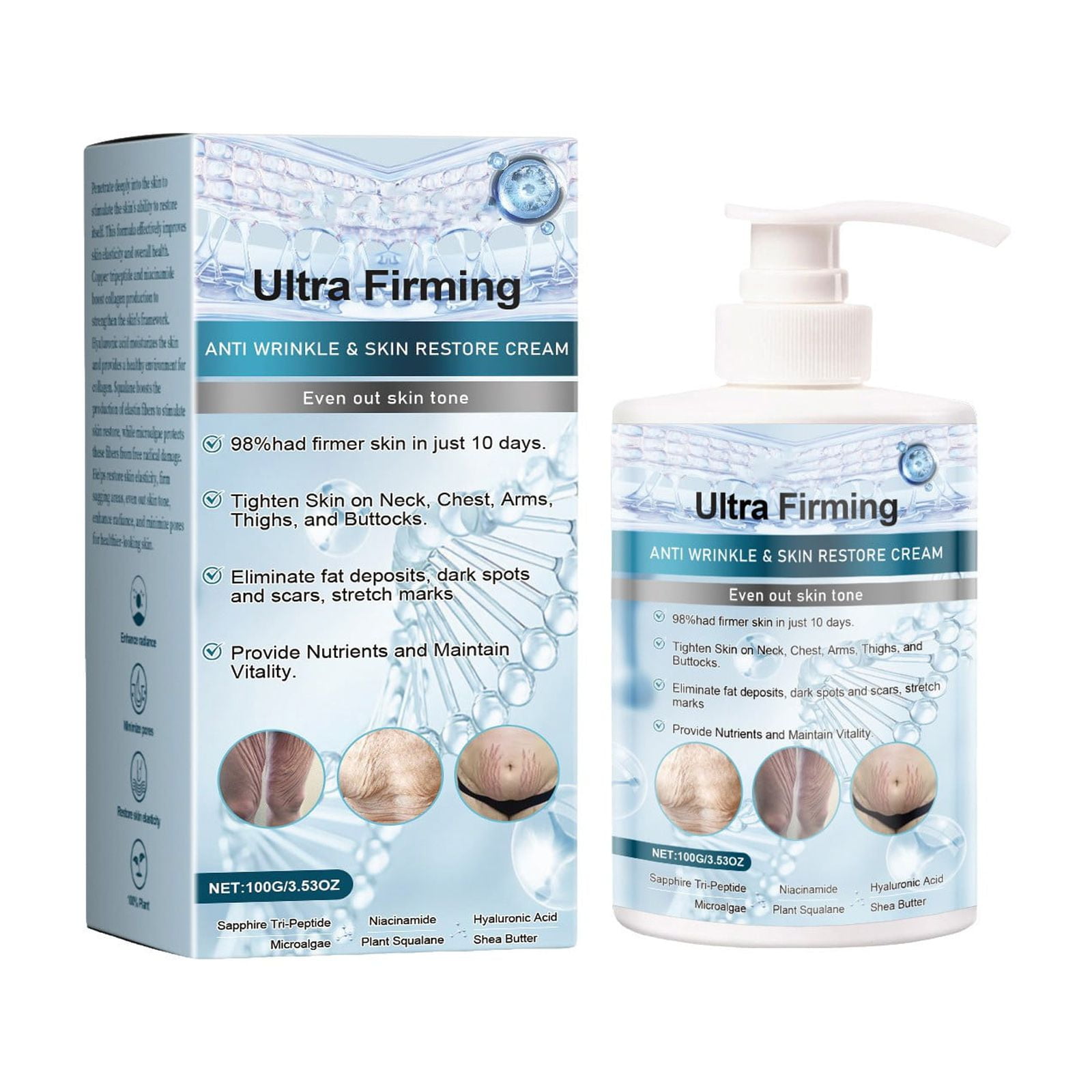 Ultra Firming & Skin Repairing ，Advanced Formula For Smooth Skin， Signs ...