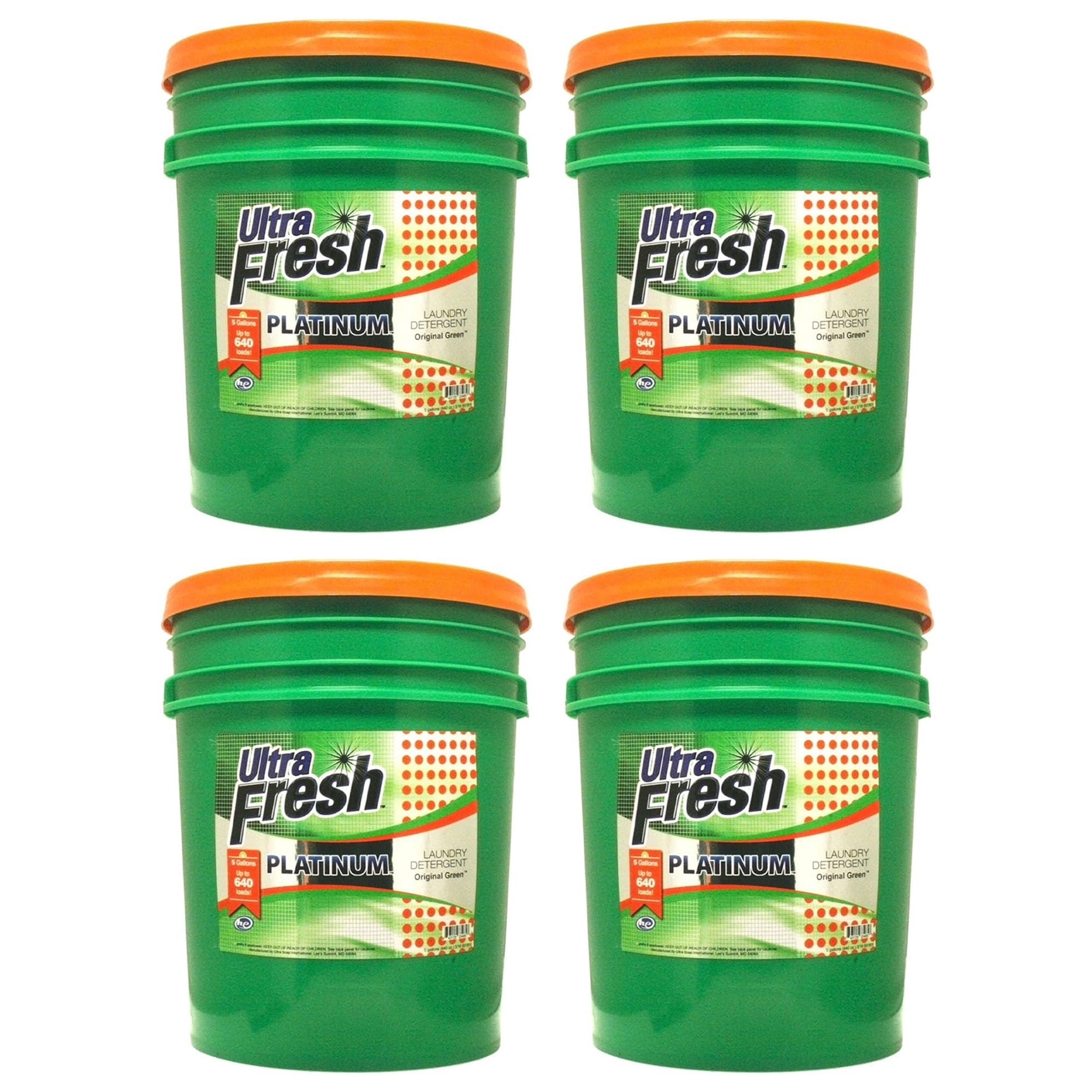Ultra Fresh 6X Platinum Laundry Detergent Liquid, Original Green (4 ...