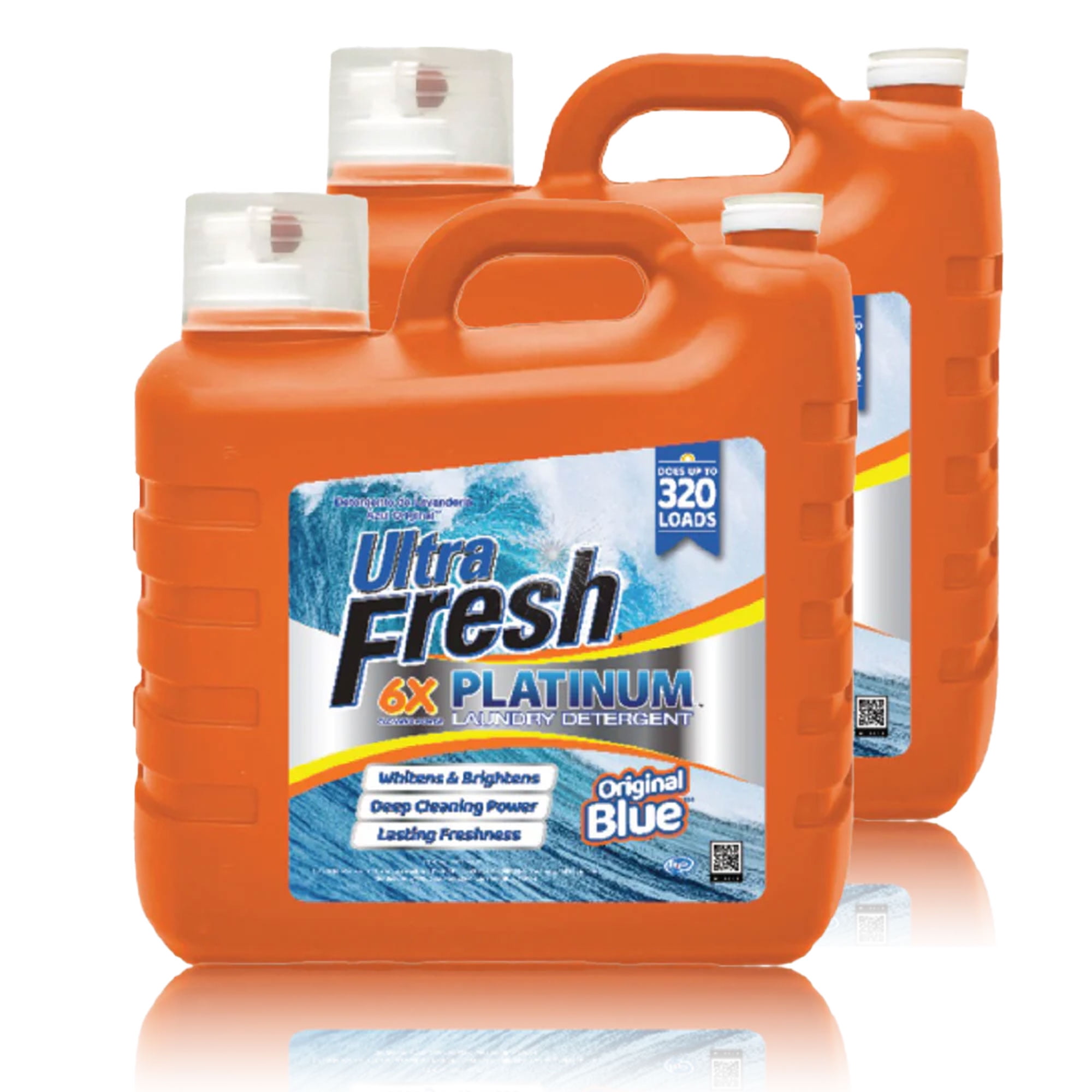 Ultra Fresh Platinum 2.5 Gal Original Blue Liquid Laundry Detergent, 2 ...