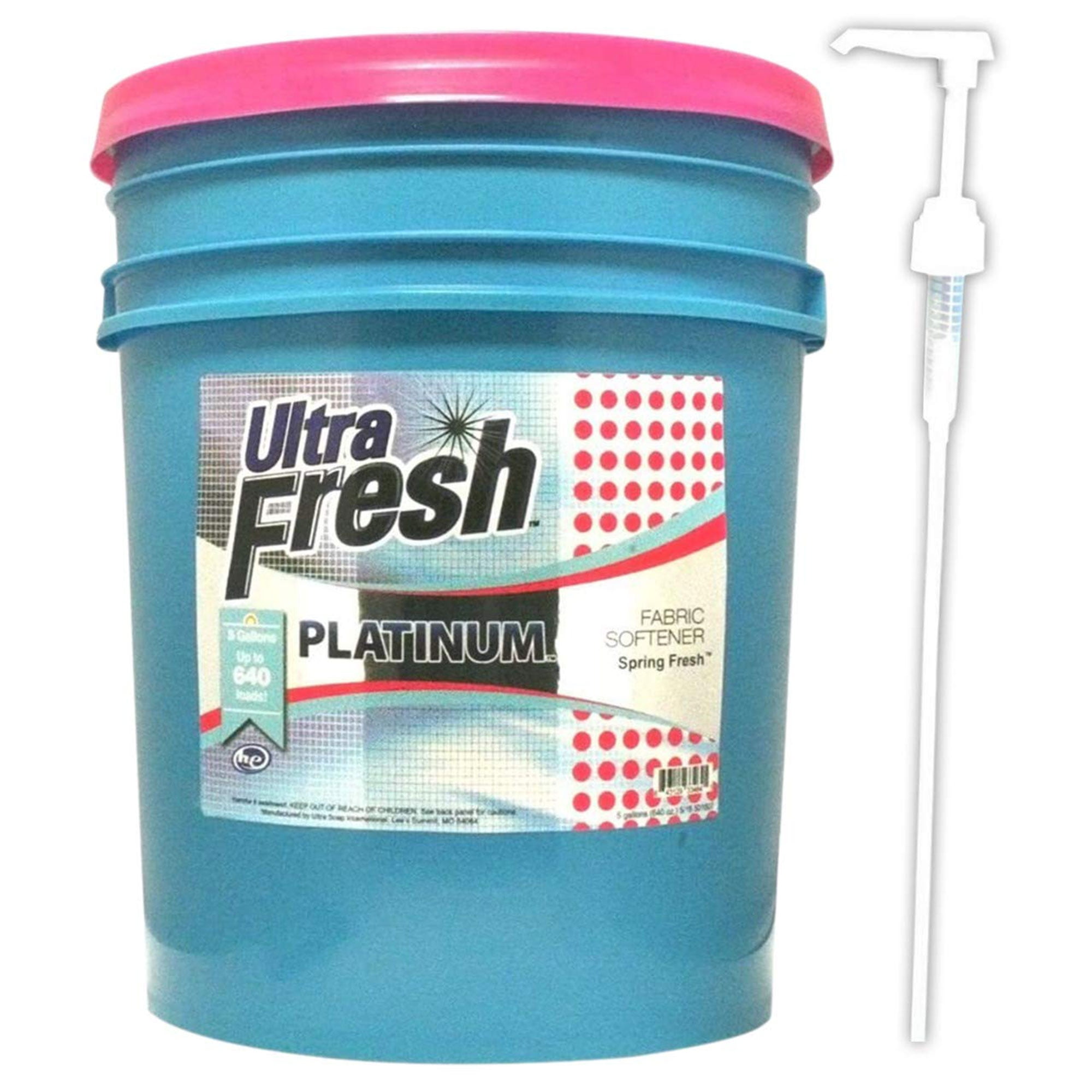 Ultra Fresh Platinum Fabric Softener, 5 Gallon Liquid Laundry, Spring ...