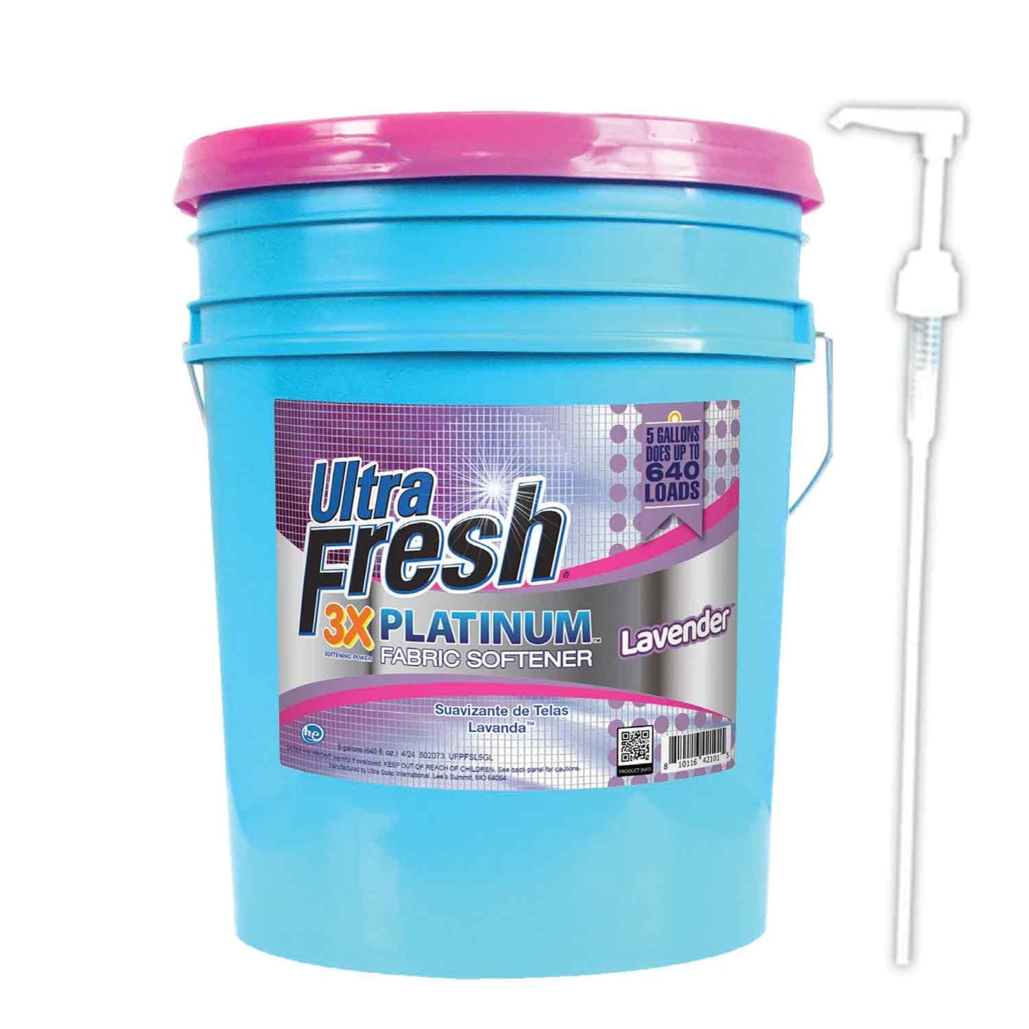 Ultra Fresh Platinum Laundry Fabric Softener up to 640 Loads, Lavender ...
