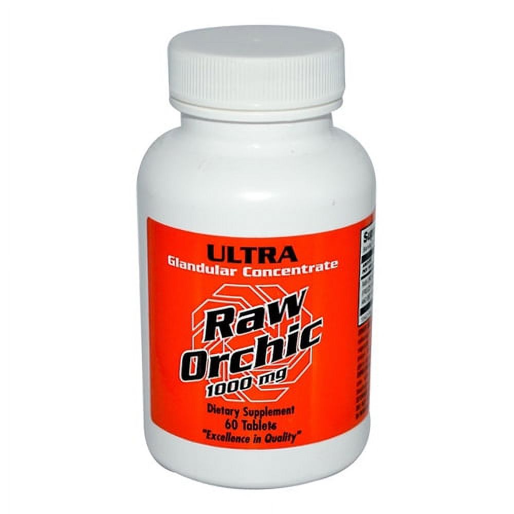 Ultra Glandulars Raw Orchic 1000 Mg Tablets, 60 Ea, 3 Pack - Walmart.com
