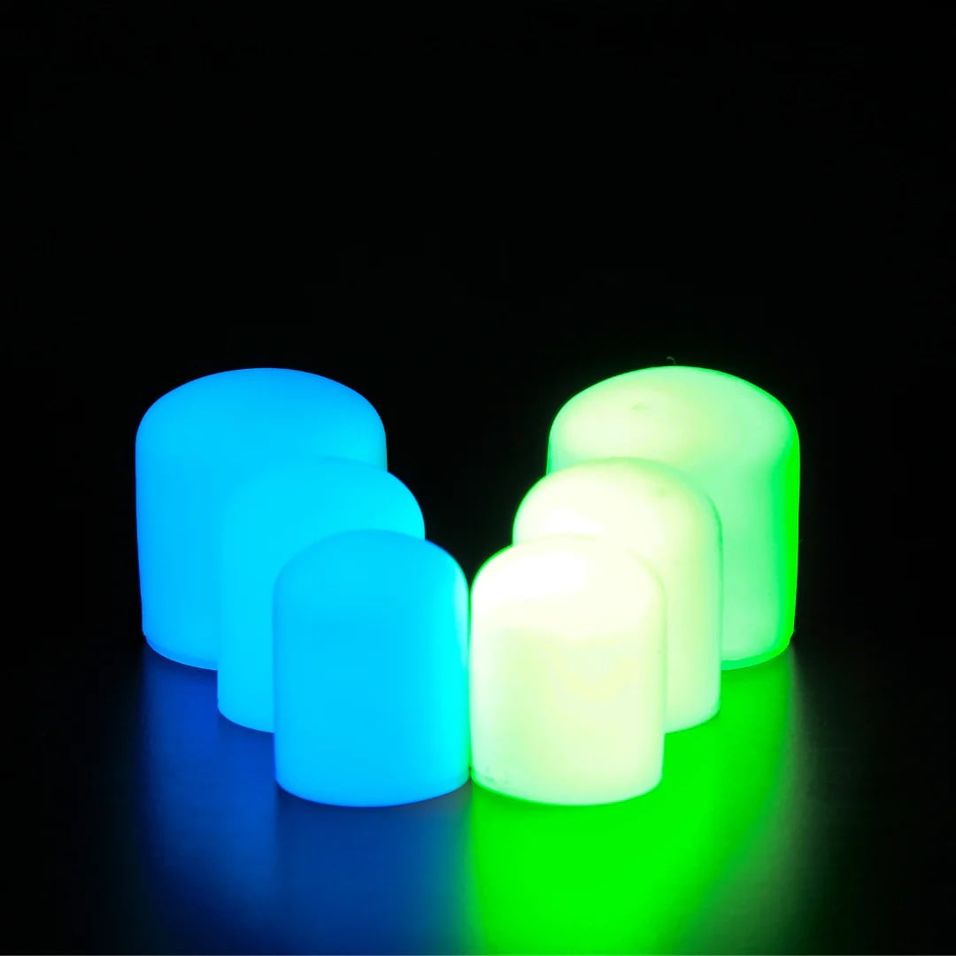 Ultra Glo Post Caps Blue - Walmart.com