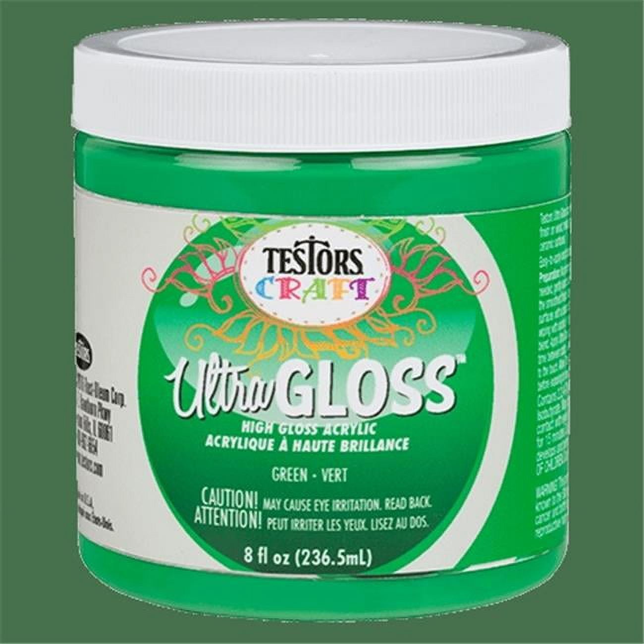 Ultra Gloss Paint 8oz 6/Pkg-Green, Pk 1, Testors - Walmart.com