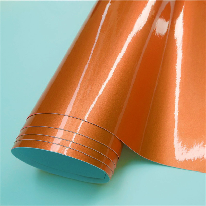 Ultra Glossy Red Metallic Car Vinyl Wrap Film Wrapping Foil Car Sticker ...