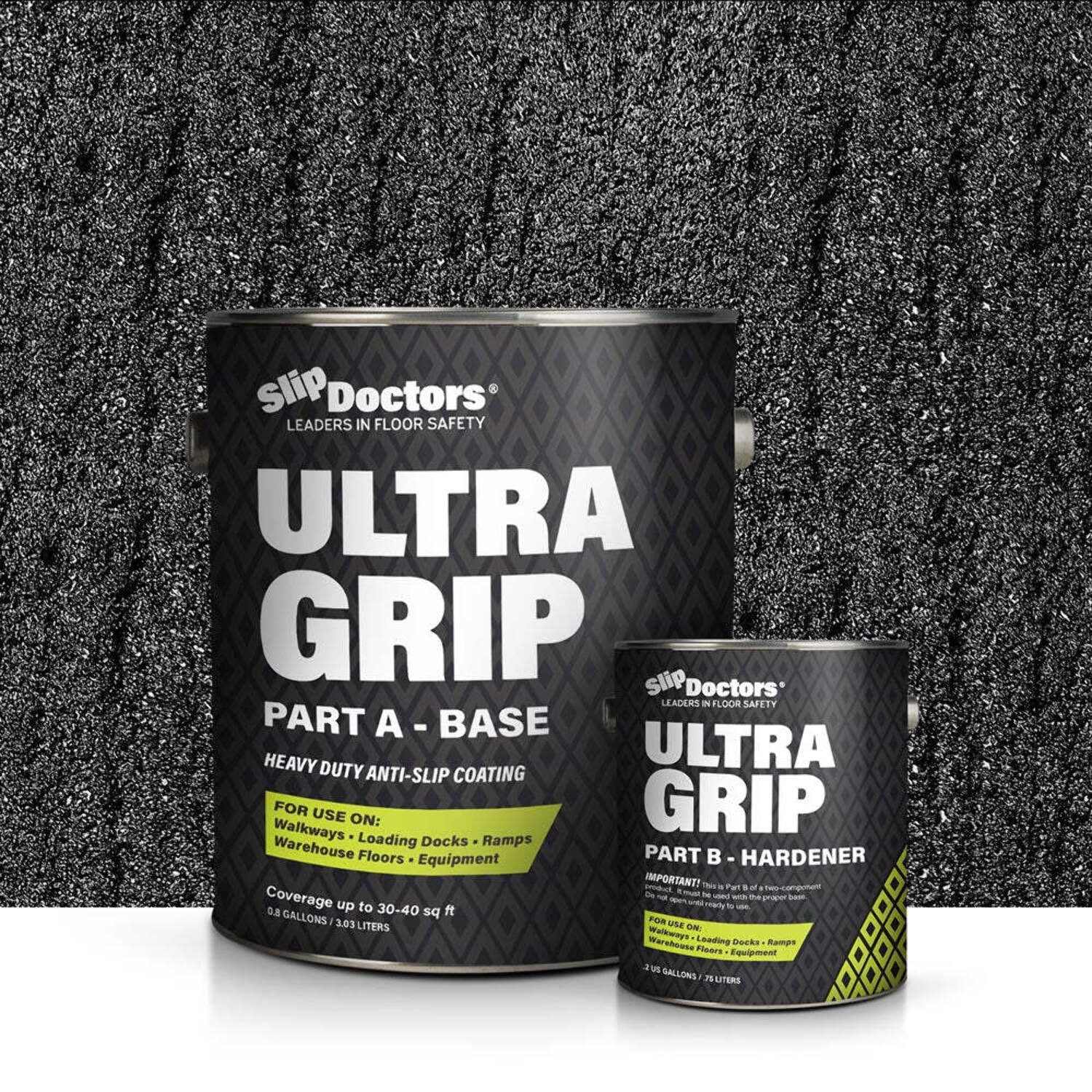 Ultra Grip Premium Extra Texture Non-Skid Epoxy Paint, Low Temp, Gallon ...