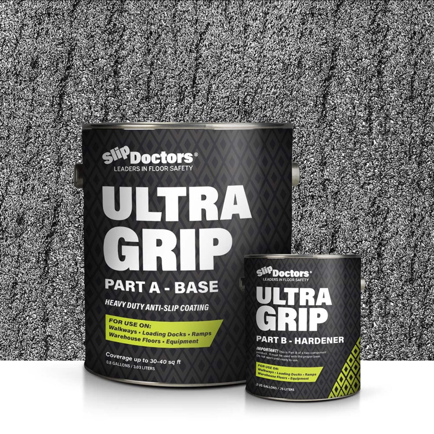 Ultra Grip Premium Extra Texture Non-Skid Epoxy Paint, Low Temp, Gallon ...