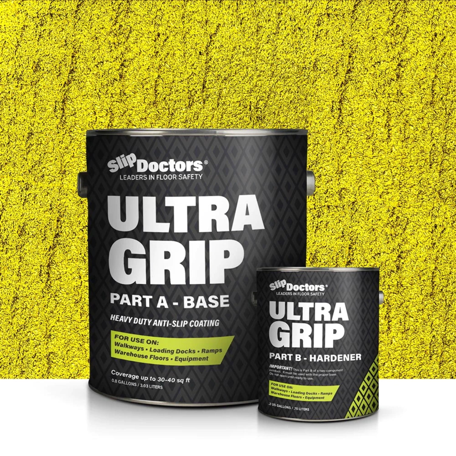 Ultra Grip Premium Extra Texture Non-Skid Epoxy Paint, Low Temp, Gallon ...