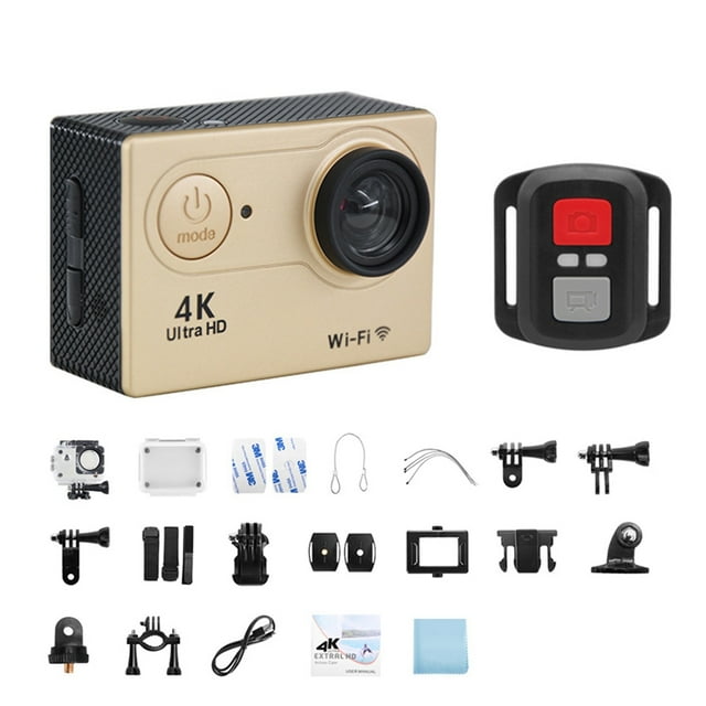 Ultra HD 4K/30fps Outdoor Mini Action Camera Remote Control Sport ...