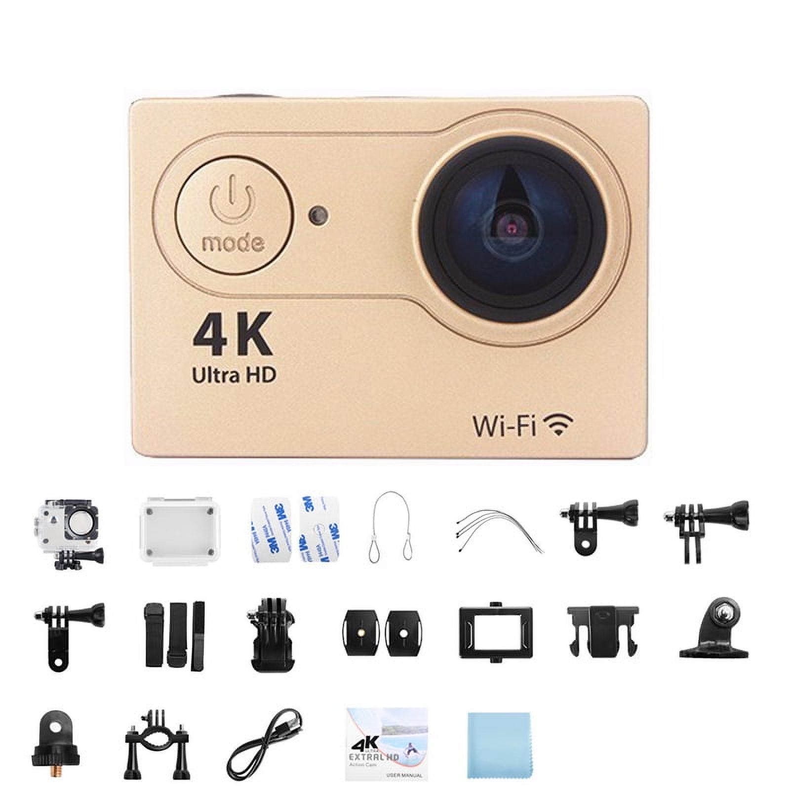 Ultra HD 4K Action Camera 1080P/30FPS WiFi 2.0-inch 170D Underwater ...