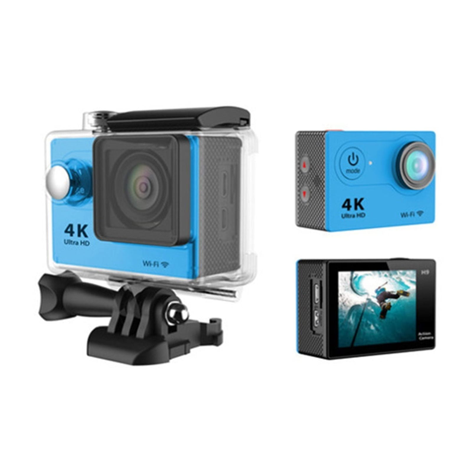 Ultra HD 4K Action Camera WiFi 12MP 2 Inch 30M Go Waterproof Pro 170D ...