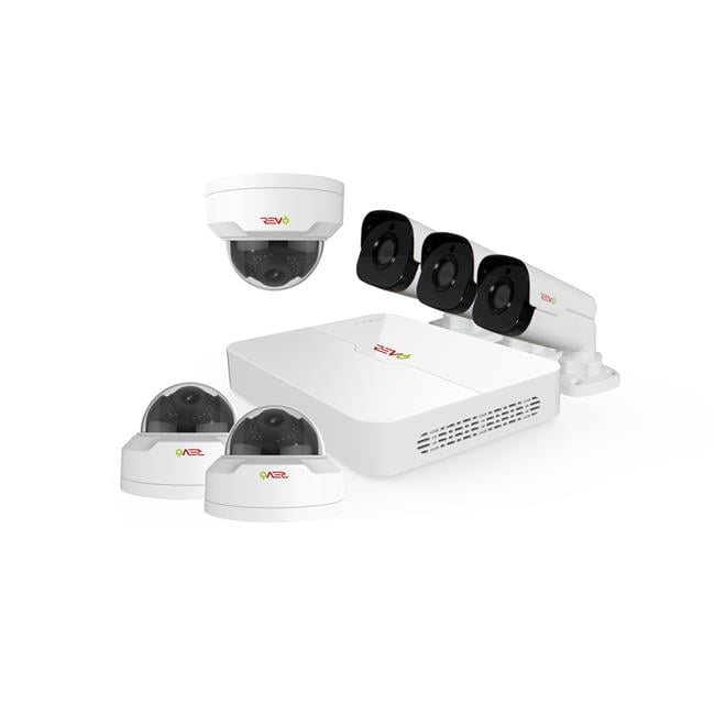 Ultra HD 8 Channel 2TB NVR Surveillance System with 6 x 4 Megapixel ...