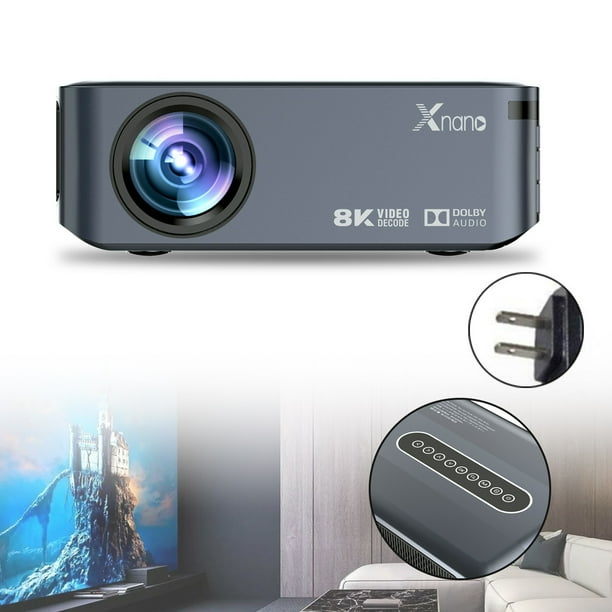 Angel Broking Inc. Ultra HD 8K Mini Projector with Remote & HDMI Cable ...