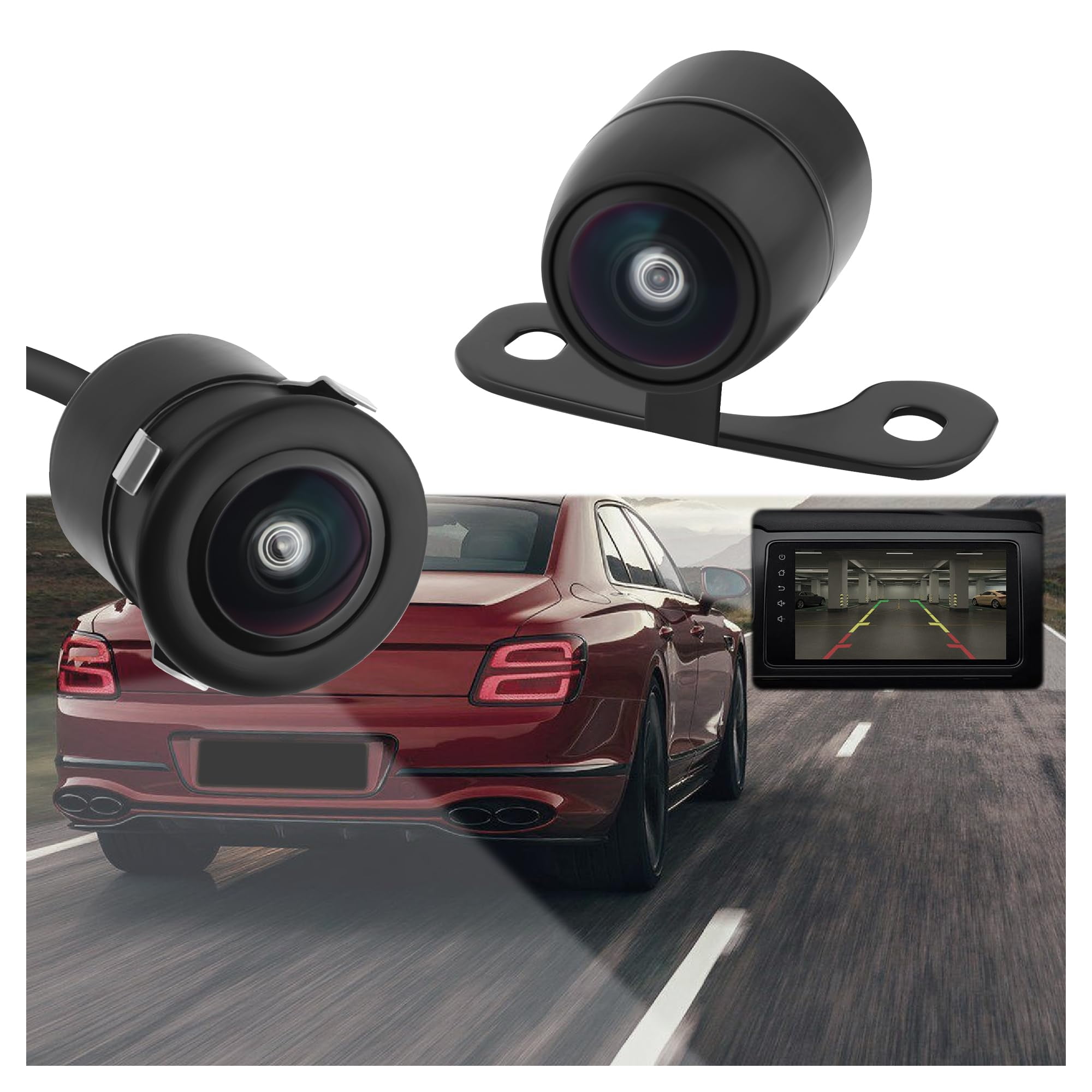 Ultra-HD Backup Camera for Cars,1080P Car Reverse Camera Keeps Driving ...