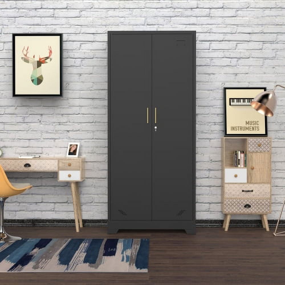 Ultra HD Heavy Duty Steel Storage Cabinet with Locking Doors and ...