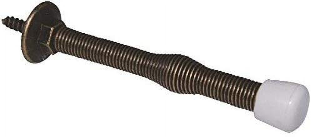 Ultra Hardware 3 In. Oil Rubbed Bronze Plastic Tip Spring Door Stop ...