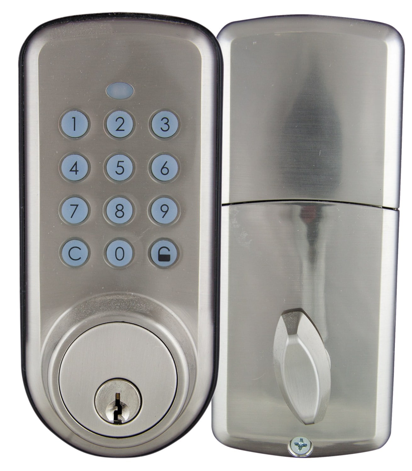 Ultra Hardware 43330 Satin Nickel Keypad Deadbolt - Walmart.com