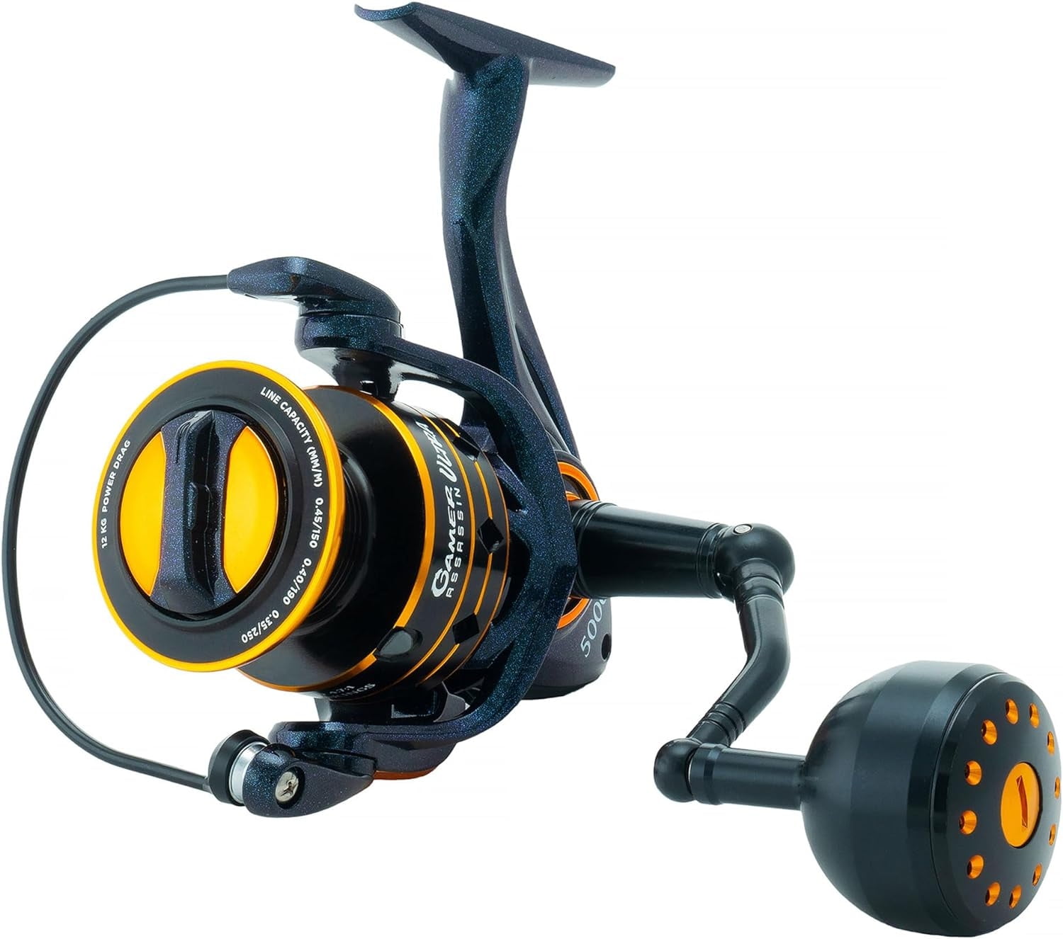 Ultra High-Speed Double Anodized Spool Assassin Fishing Reel - Smooth ...