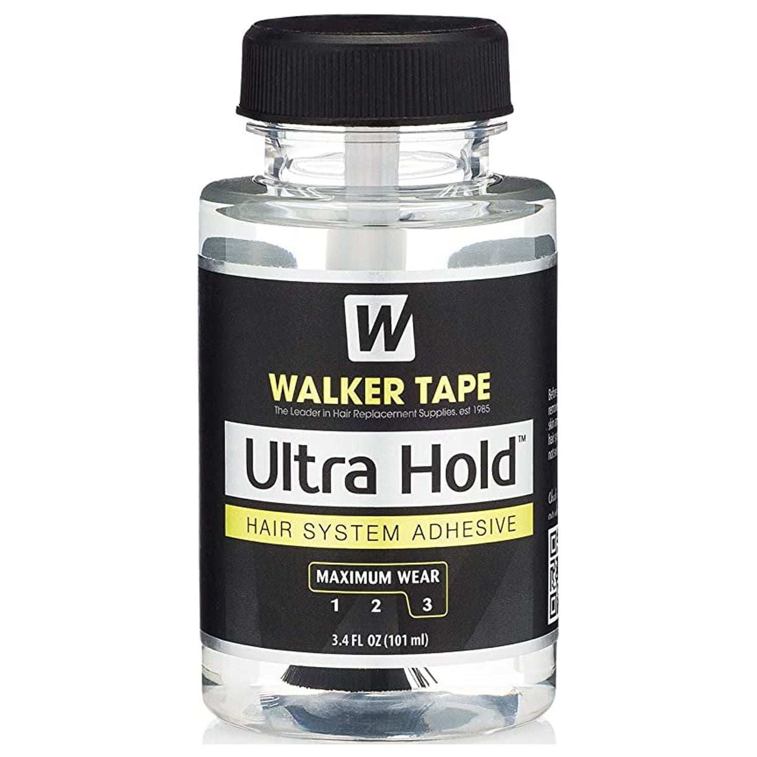 Walker Ultra-Hold Acrylic Adhesive for Lace Front Wigs, Toupees, Hair ...