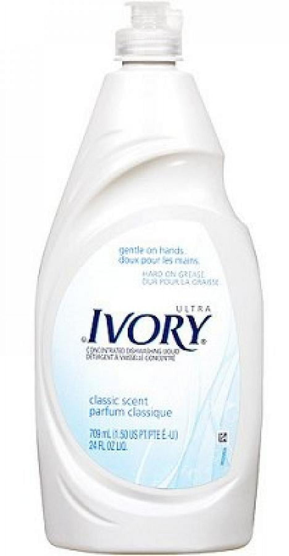Ultra Ivory Dishwashing Wash Clean Detergent, 24oz Bottle, Classic ...