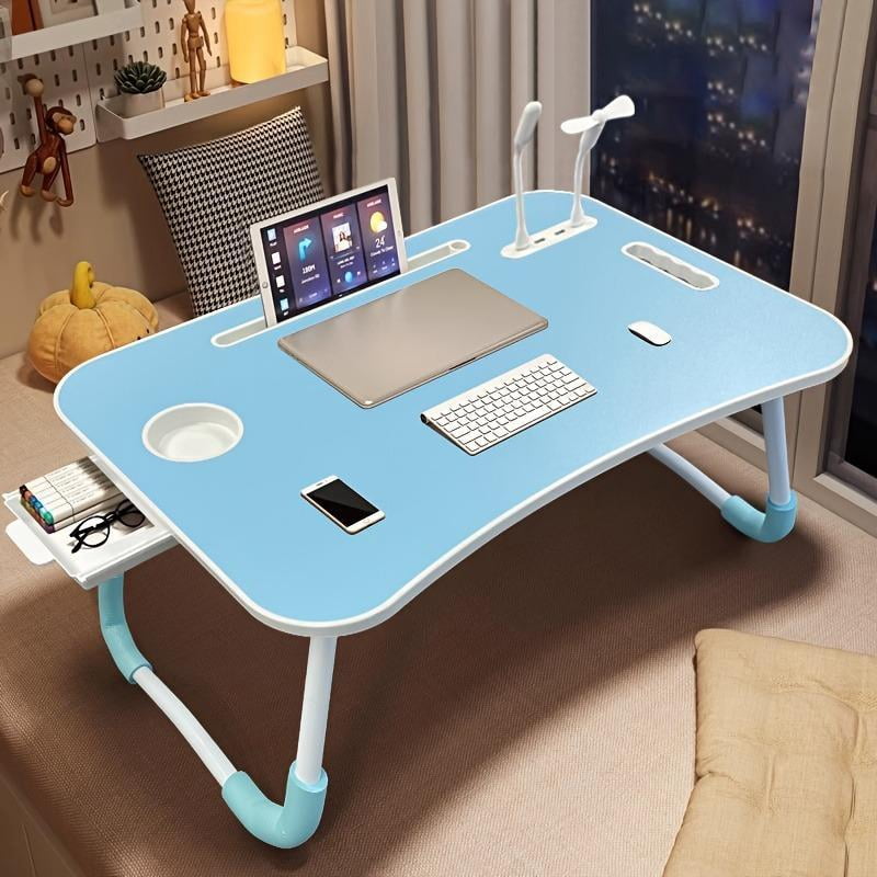 Ultra Large Portable Laptop Bed Table – Multi-Functional Desk with Cup ...