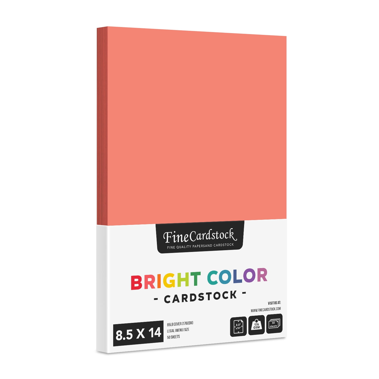 Ultra Lava Bright Color Cardstock Paper – Great for Arts and Crafts ...