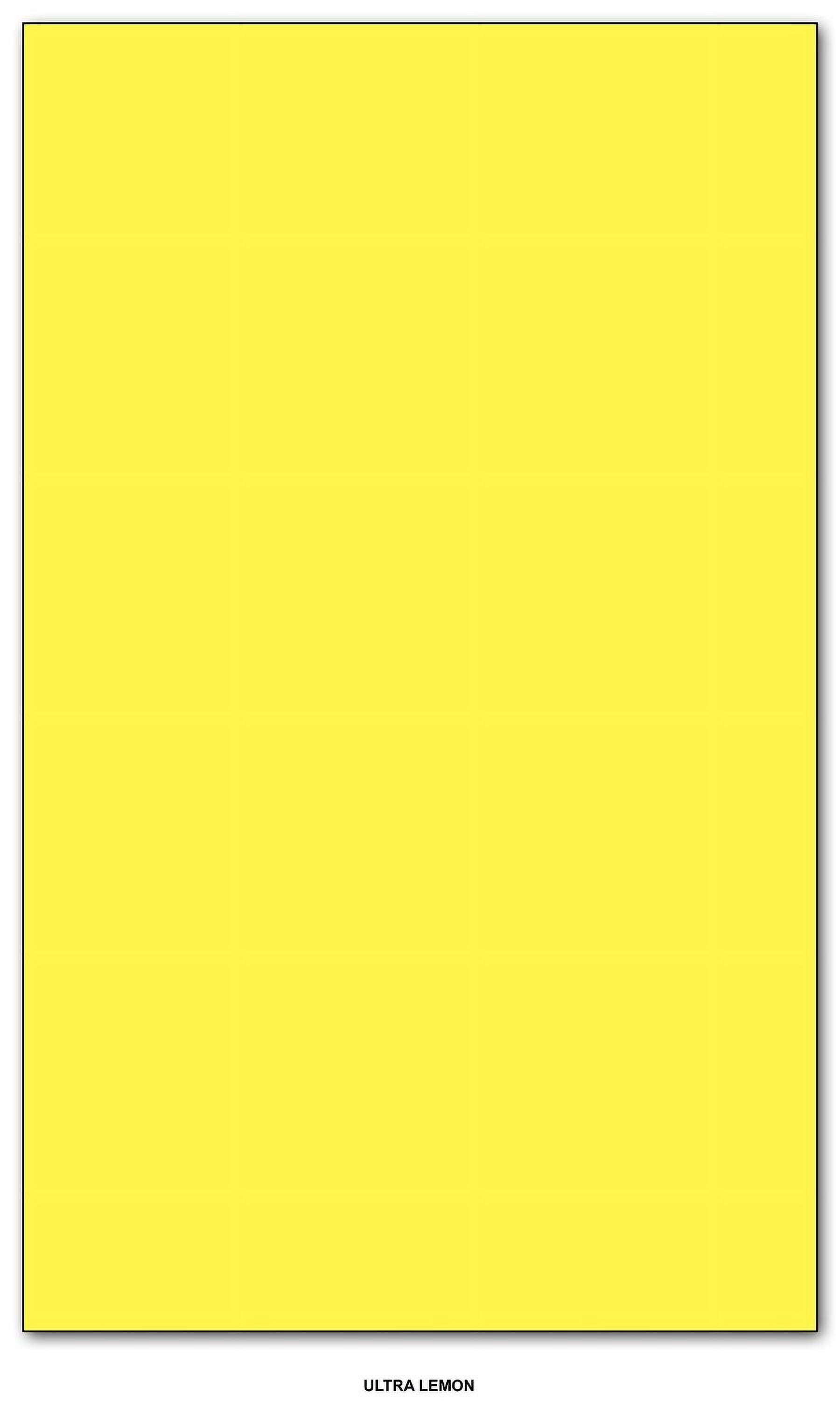 Ultra Lemon Bright Color Cardstock Paper – Great for Arts and Crafts ...