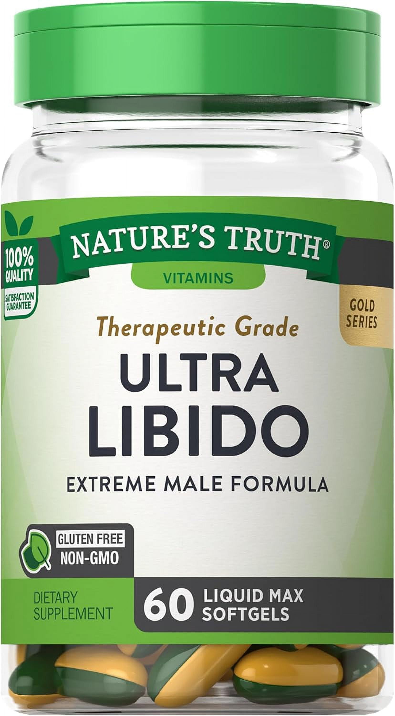 Natures Truth Ultra Libido Supplement For Men | Tongkat Ali & Horny Goat Weed | 60 Non-GMO ...