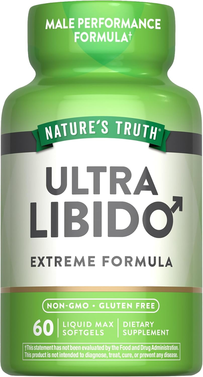 Nature's Truth Ultra Libido Softgels for Men - Herbal Support Formula ...