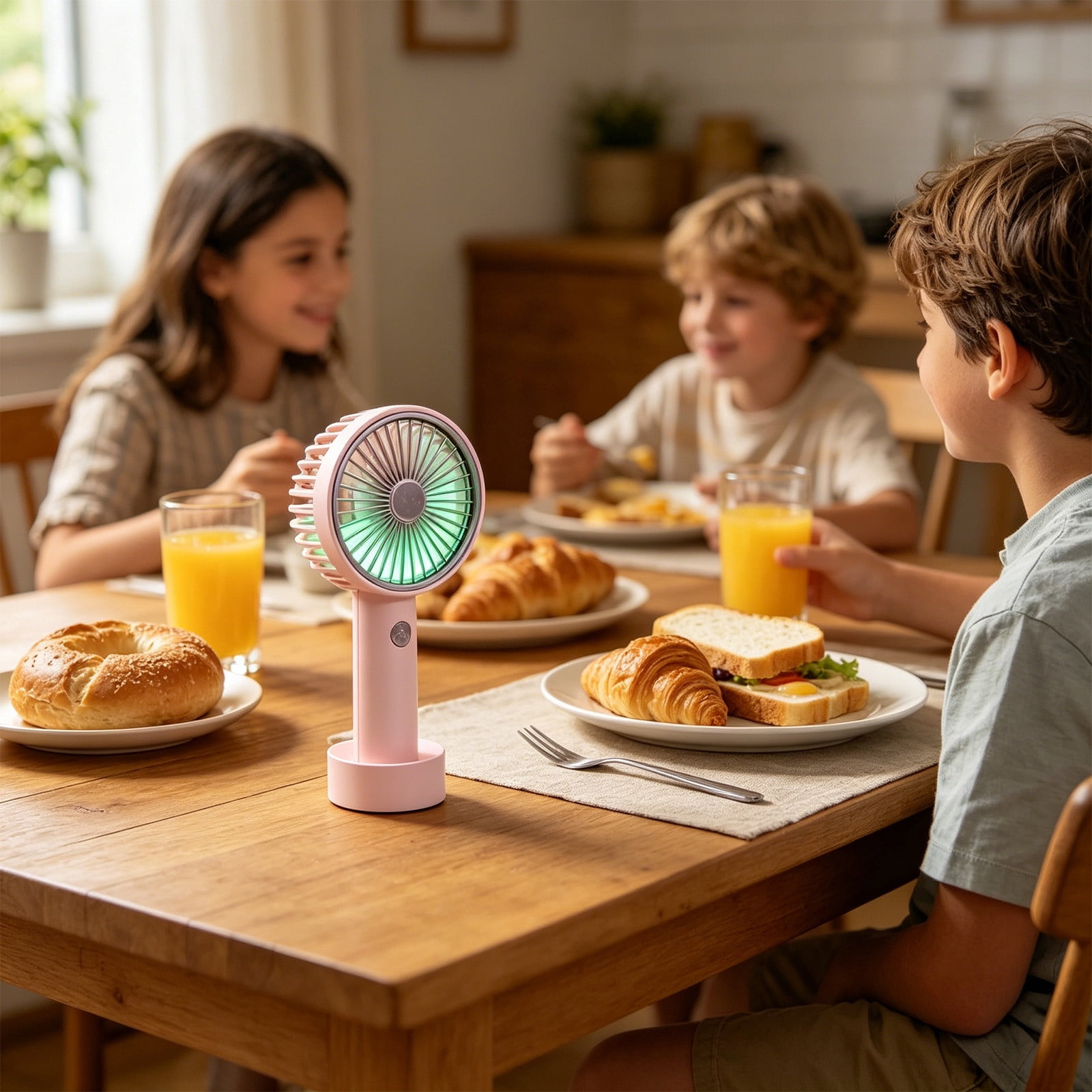 Ultra Light Luminous Handheld Fan, energy saving low power design ...