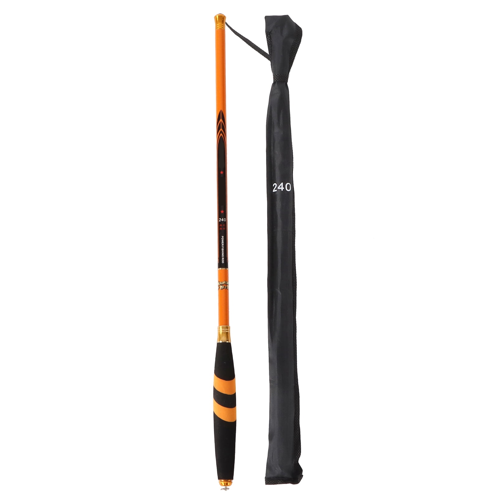 Ultra-Light Mini Carbon Fiber Telescopic Fishing Rod - 2.4 Meters ...