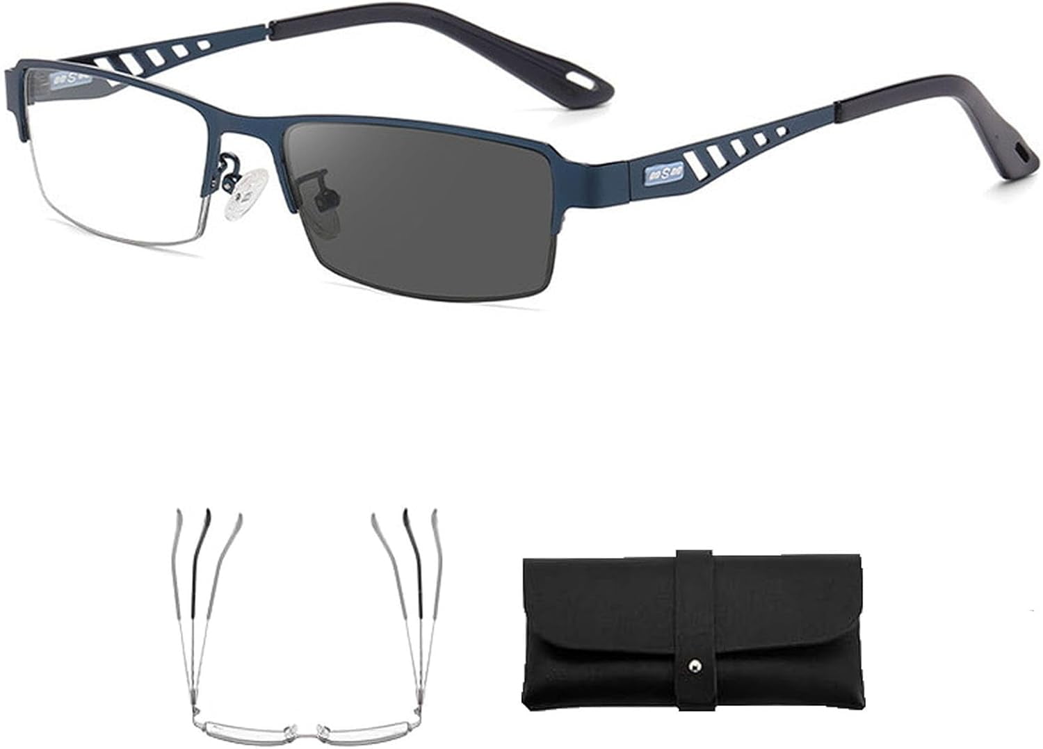Ultra-Light Multi-focal Photochromic Reading Glasses, Color-Changing ...