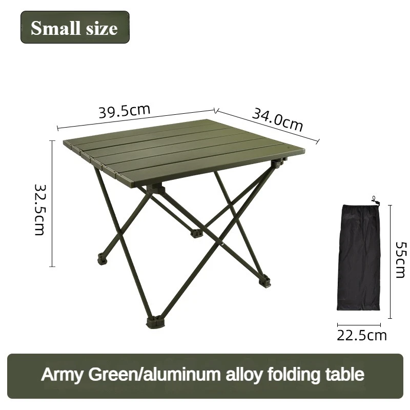 Ultra Light Portable Folding Table Black Camping Table High Strength ...