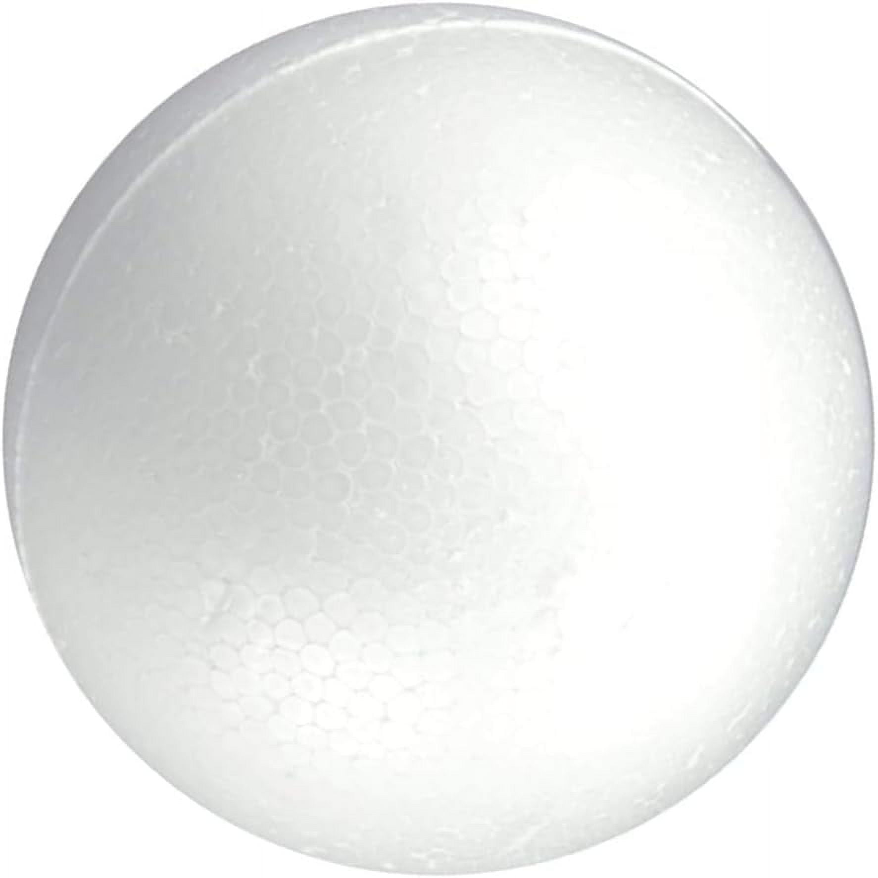 Ultra Light Sturdy Foam Ball,White Polystyrene Smooth Round Ball,for ...