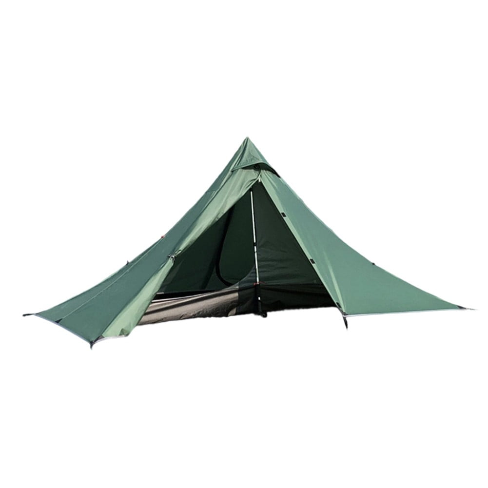 Ultra-Lightweight No-Pole Pyramid Camping Tent: Waterproof & Easy Setup ...