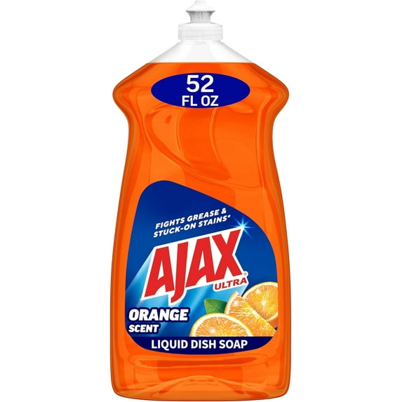 Ultra Liquid Dish Soap Orange Scent,Triple Action, Mess-Free, Easy-Flip ...