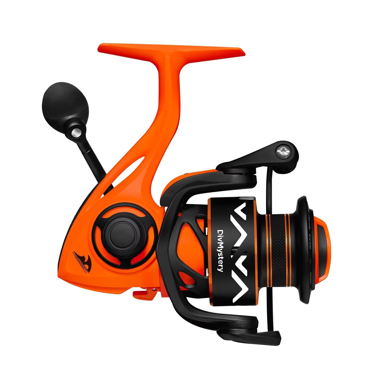 Ultra Lite Spinning fishing Reel, Smooth Performance, Black and Orange ...