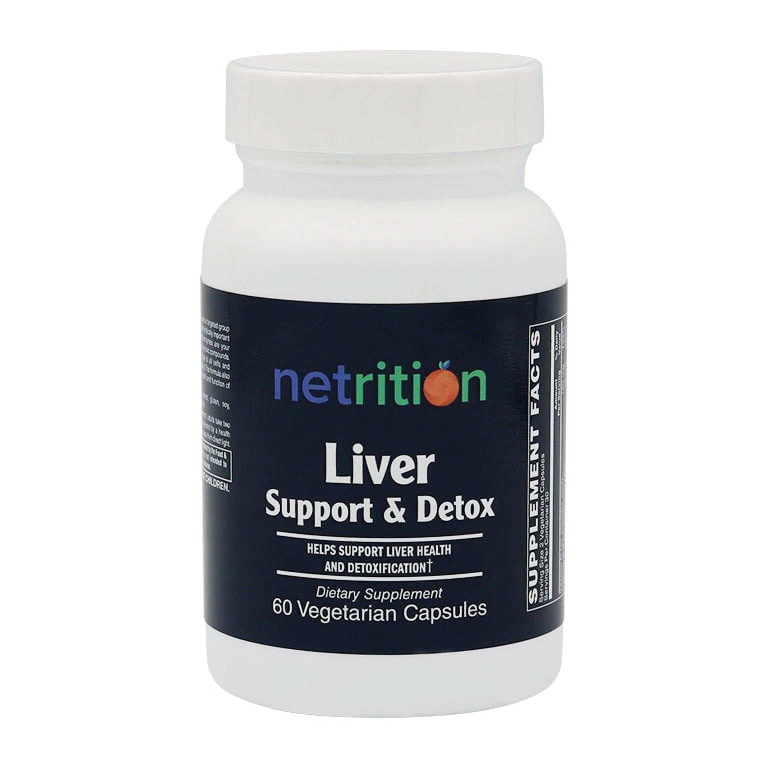 Ultra Liver Support & Detox Vcaps 60's by Netrition - Walmart.com