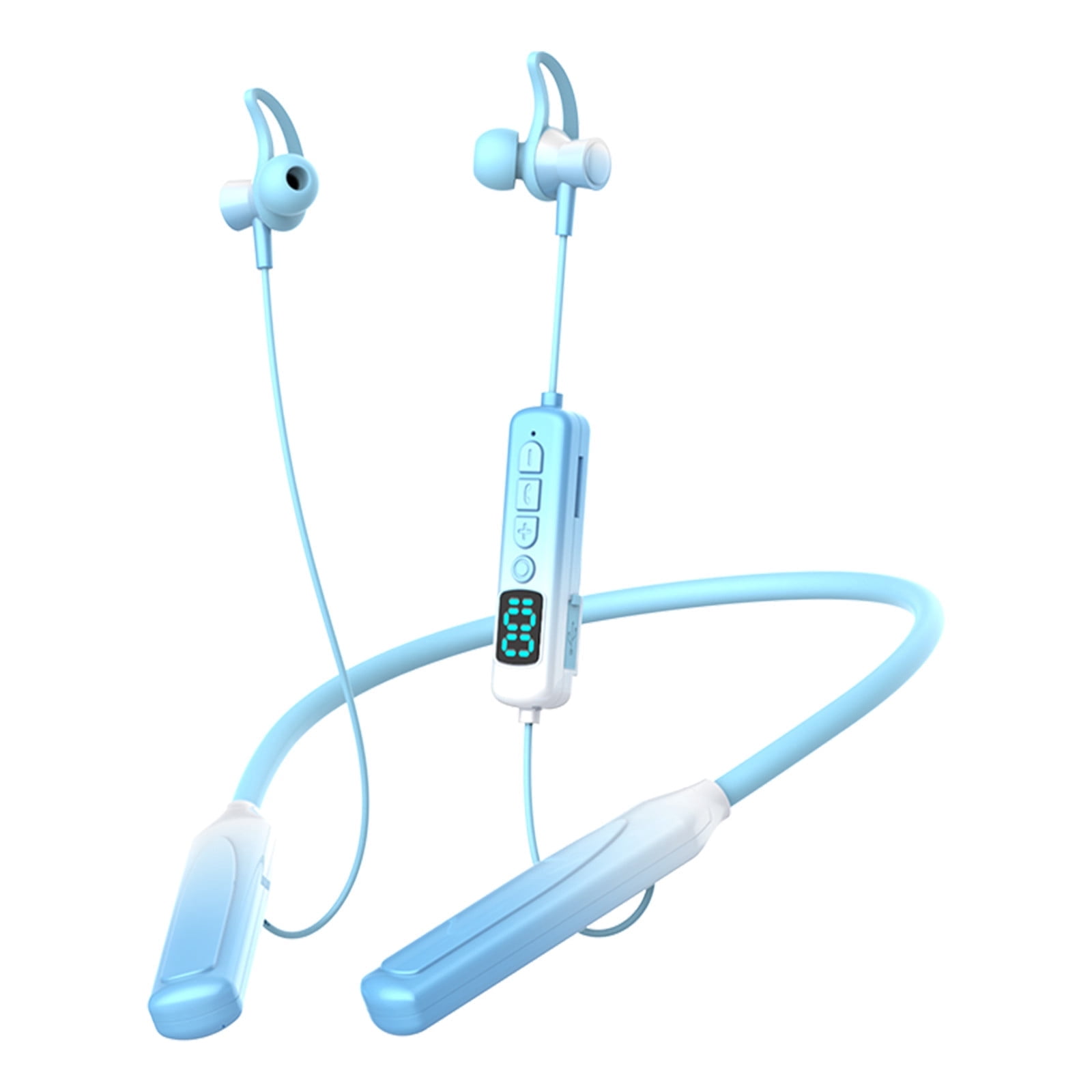 Ultra Long Sports Wireless Bluetooth Headset Dual Ear Mobile Phone ...