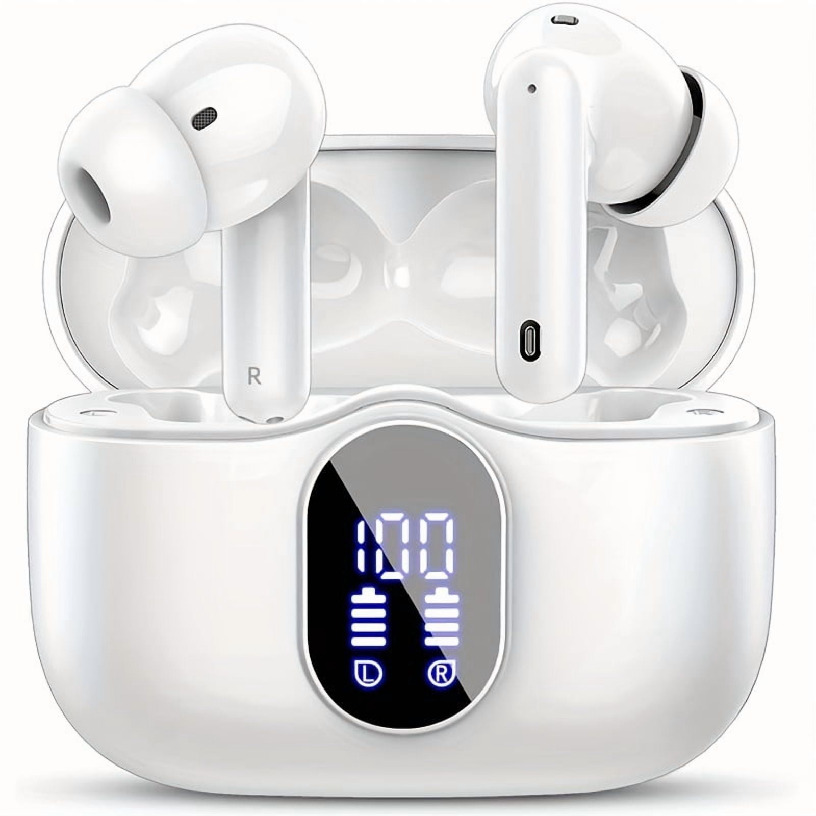 Ultra-LongPlayback Wireless Earbuds – Bluetooth5 3,4ENC Noise ...