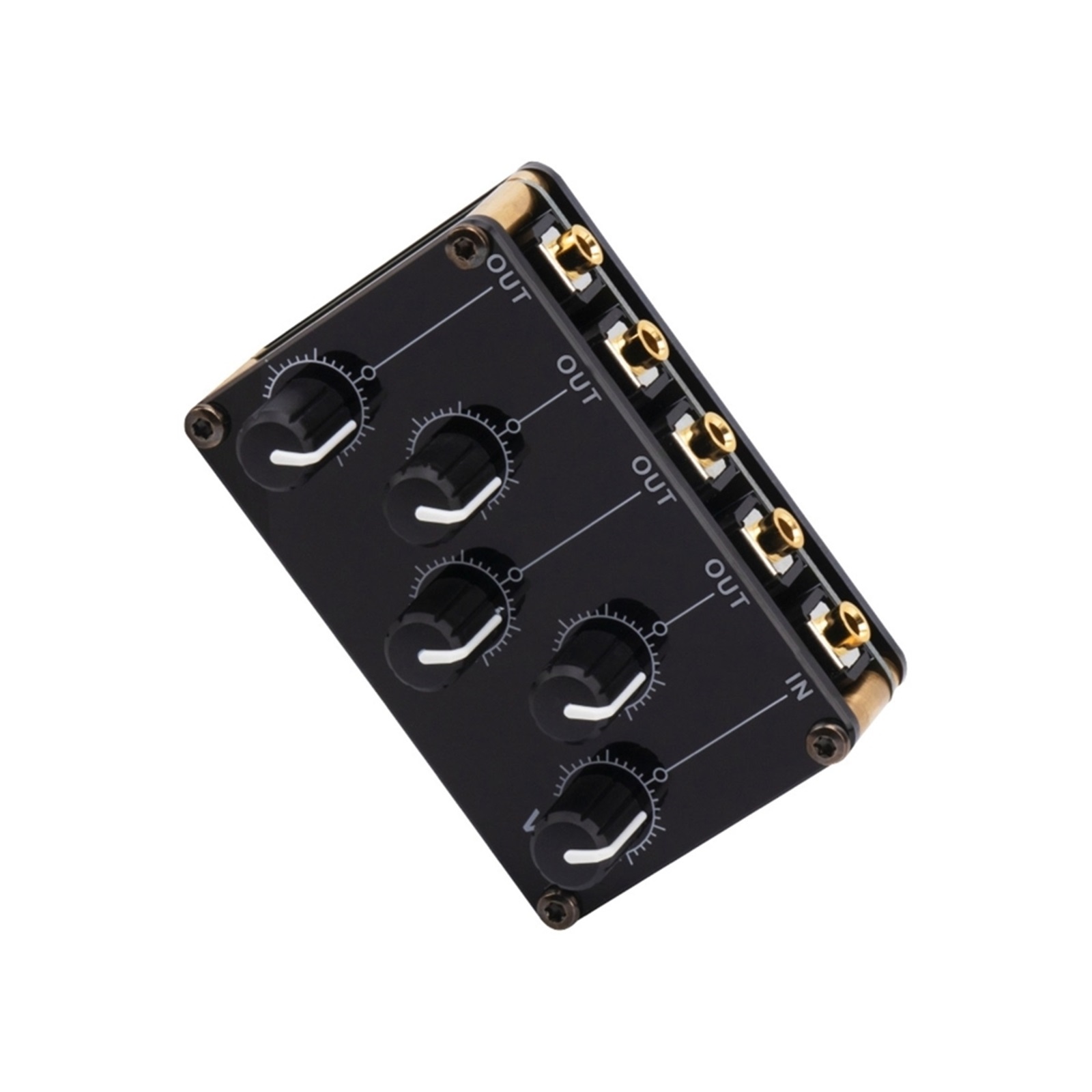 Ultra Low Noise 4 Channel Line Mixer 4 Stereo Channel Mini Stereo ...