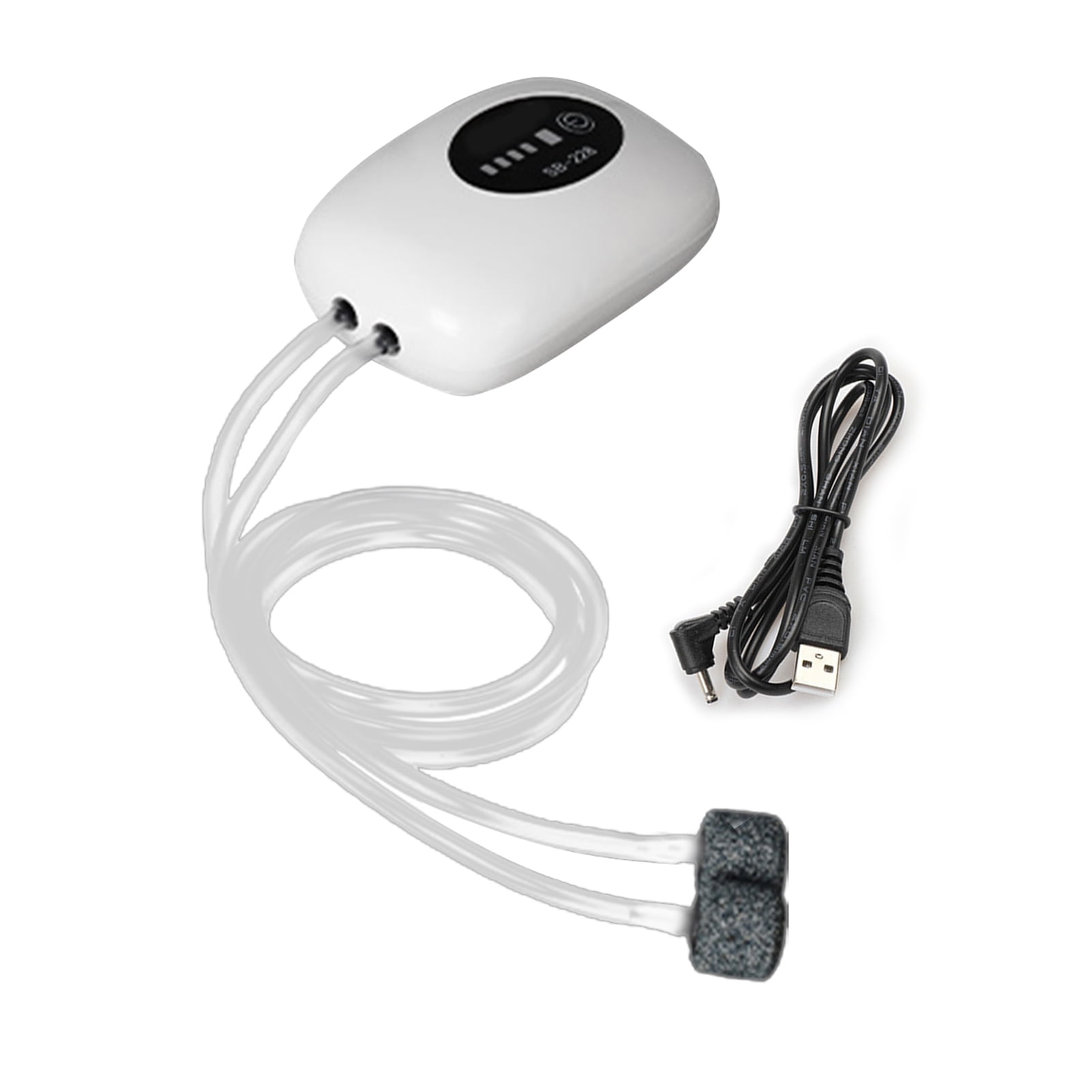 Fish Tank Aerator Ultra Low Noise Rechargeable USB Charging Air ...