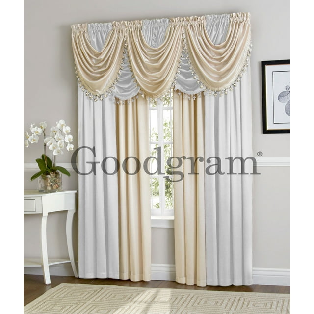 Hyatt Ultra Luxurious Living Room & Bedroom Window Curtain & Fringed ...